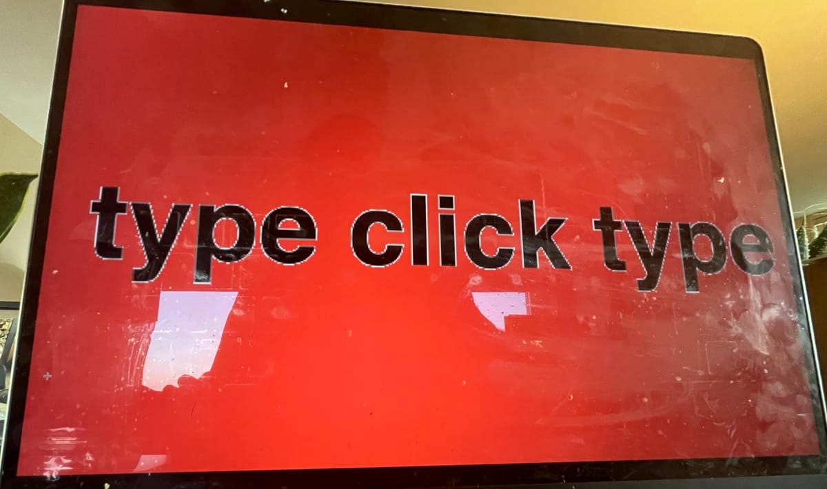type click type -- a newsletter by Brian Grubb